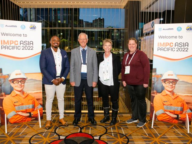 CMR Flotation Team attends IMPC AP 22 | Centre for Minerals Research